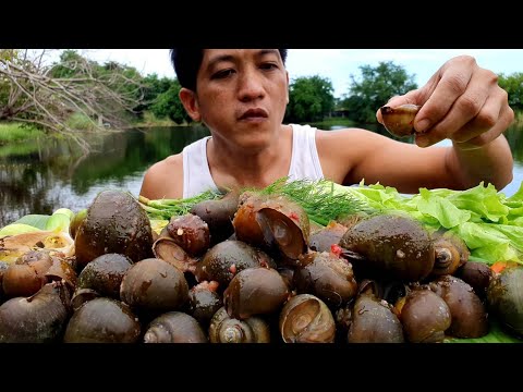 ASMR 2kg SNAIL MUKBANG | PINOY MUKBANG | PAGKAING BUKID |Team AgustinTv