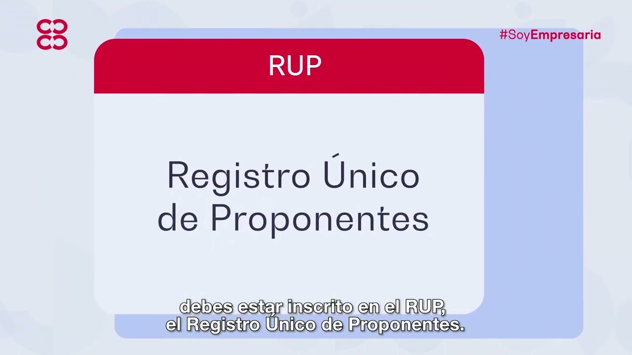 Conoce cómo renovar el Registro Único de Proponentes (RUP) - YouTube