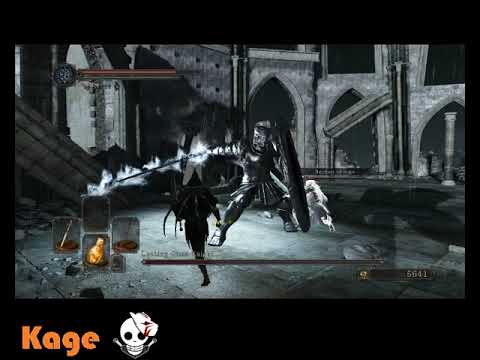 Dark Souls 2 Boss fight: Looking glass knight (Drangleic castle) - YouTube