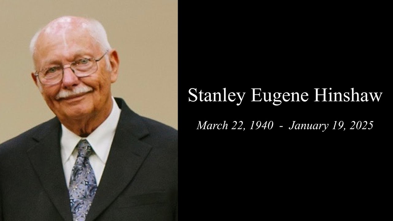 Stanley Eugene Hinshaw - Funeral Ceremony - YouTube