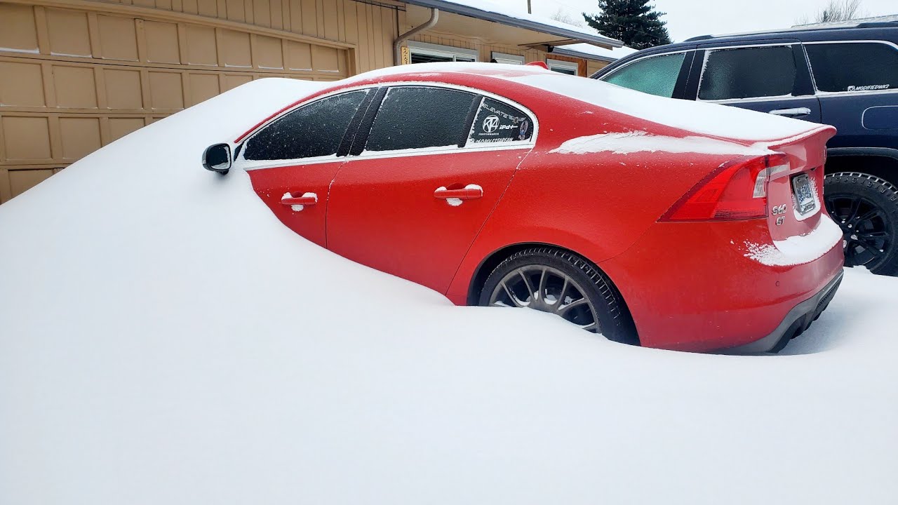 Volvo s60 awd In Snow - YouTube