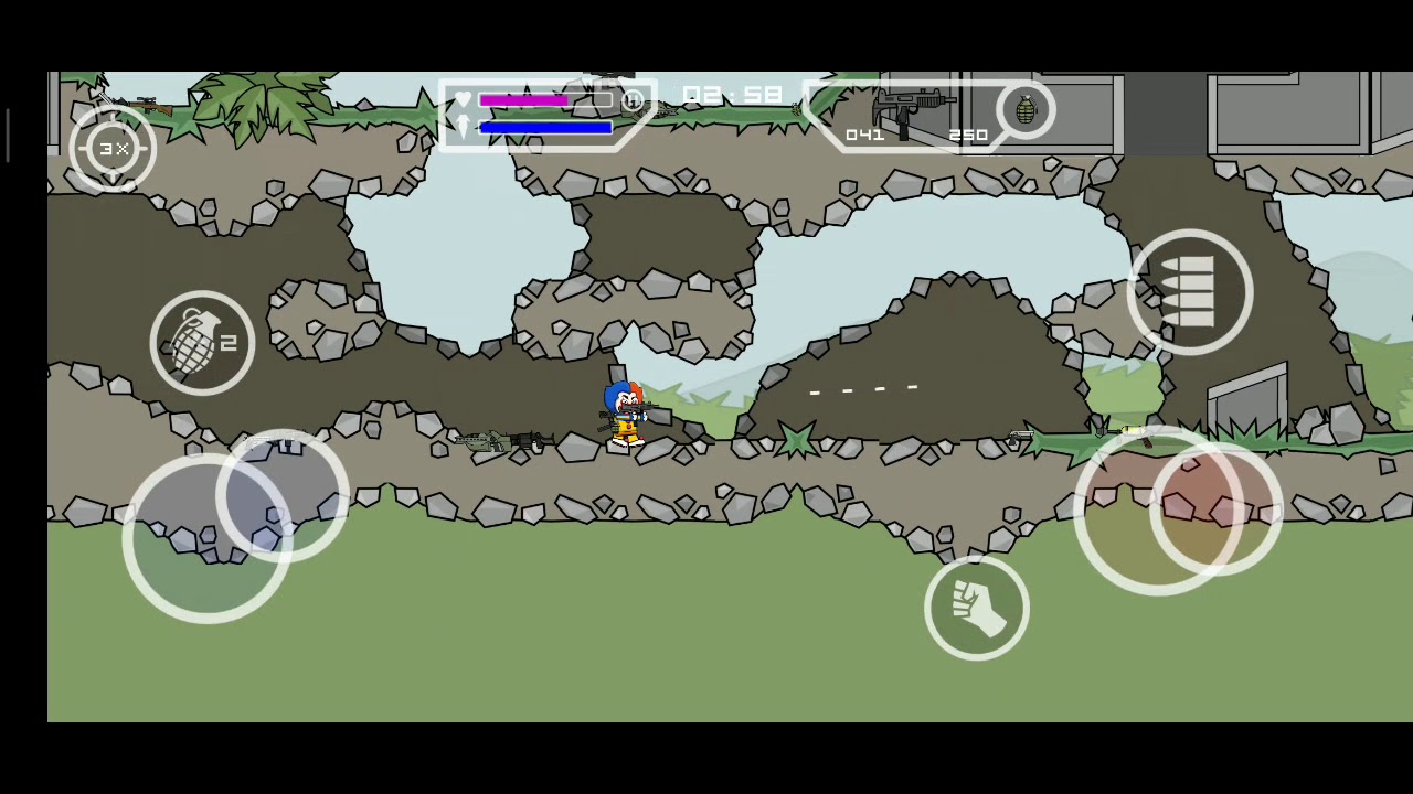 mini militia | new version | game play | so long map - YouTube