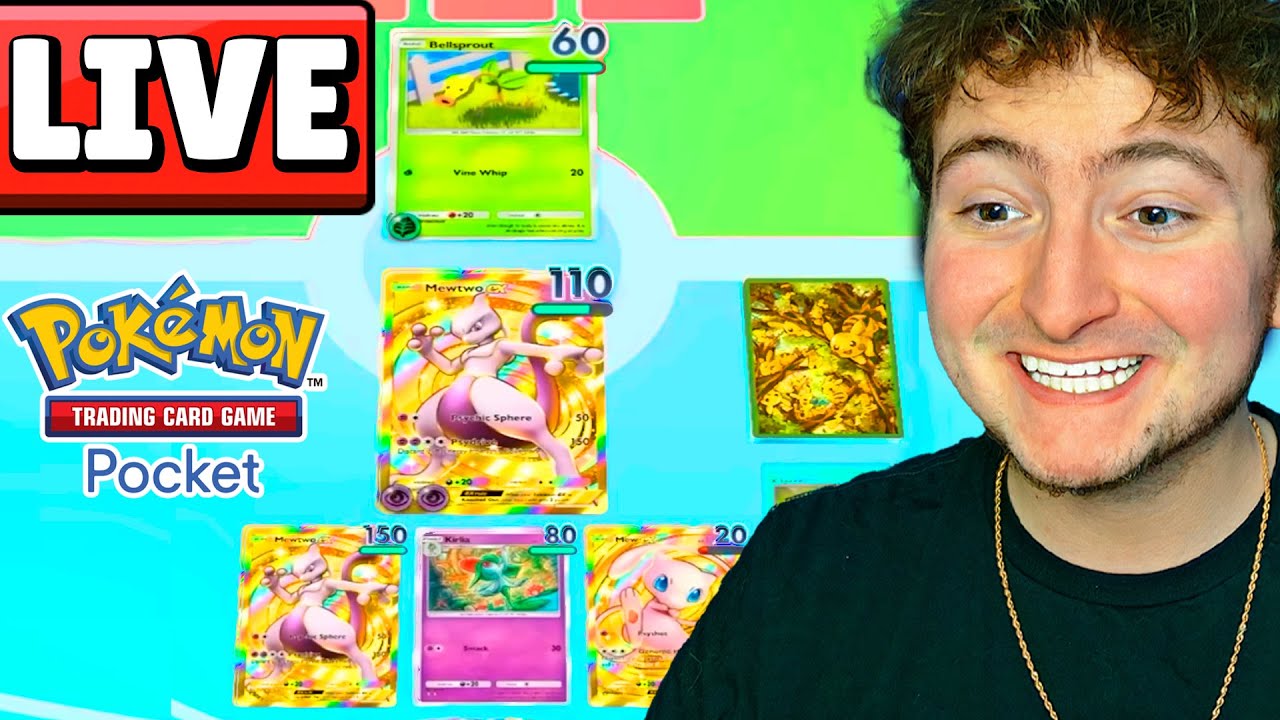 *LIVE* Viewer Games | First Pokemon Pocket Stream! - YouTube