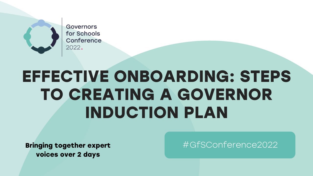 Workshop 1: Effective onboarding: Steps to creating a governor ...