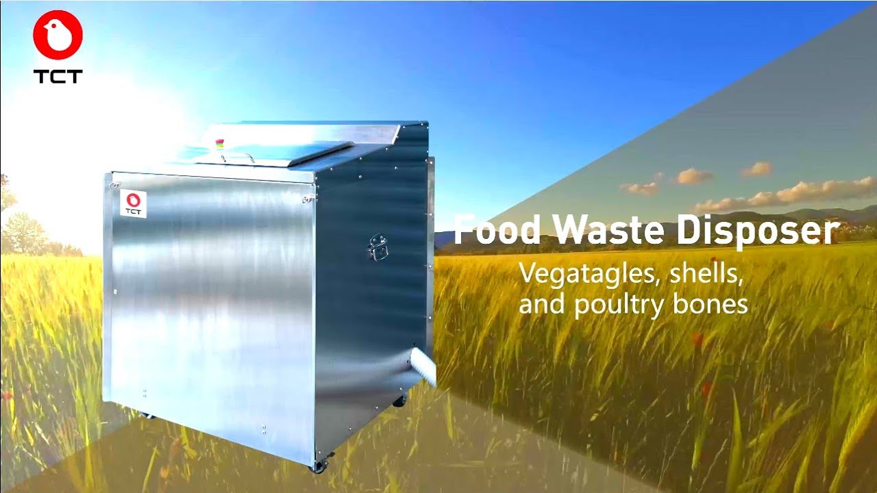 Food Waste Disposer-vegatagles, shells, and poultry bones - YouTube