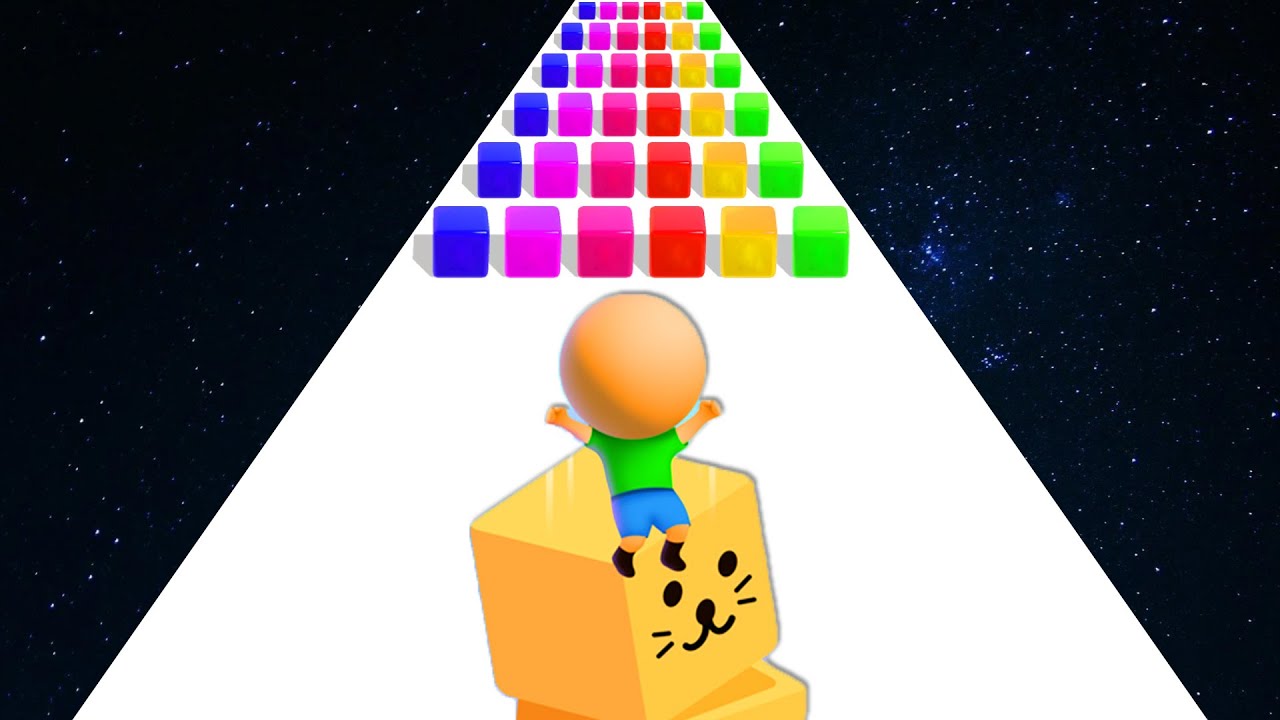 Cube Surfer vs Roof Rails Game Max Level Android,iOS Video 29DSAXZ ...