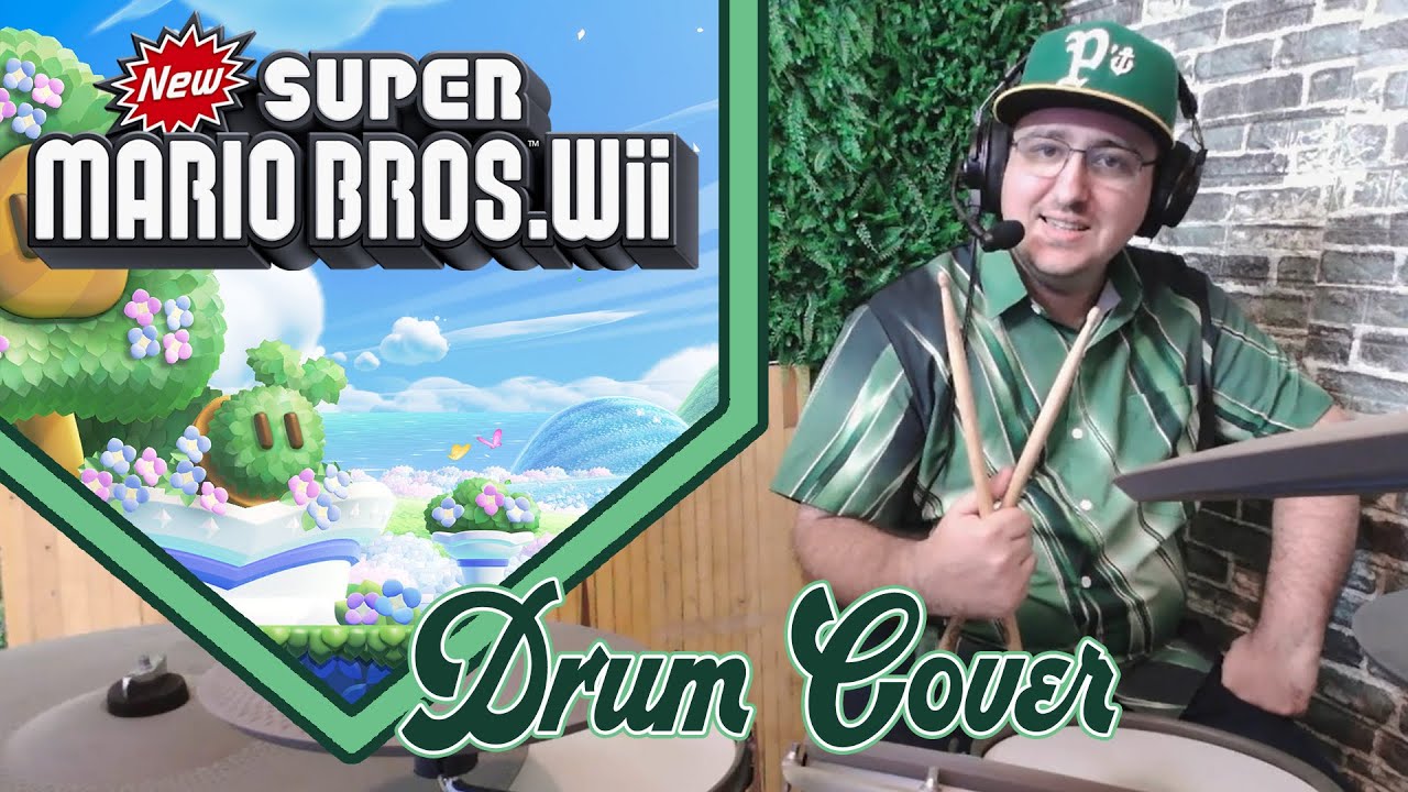 Super Mario Bros. Wonder: Overworld (NSMBW Style) Drum Cover - YouTube