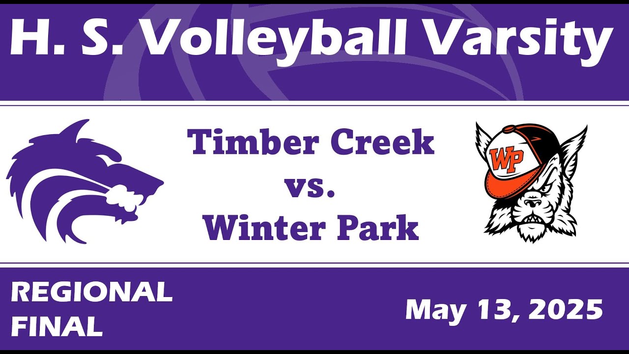 TCHS vs Winter Park 2025-05-13 Volleyball Varsity Regional Final - YouTube
