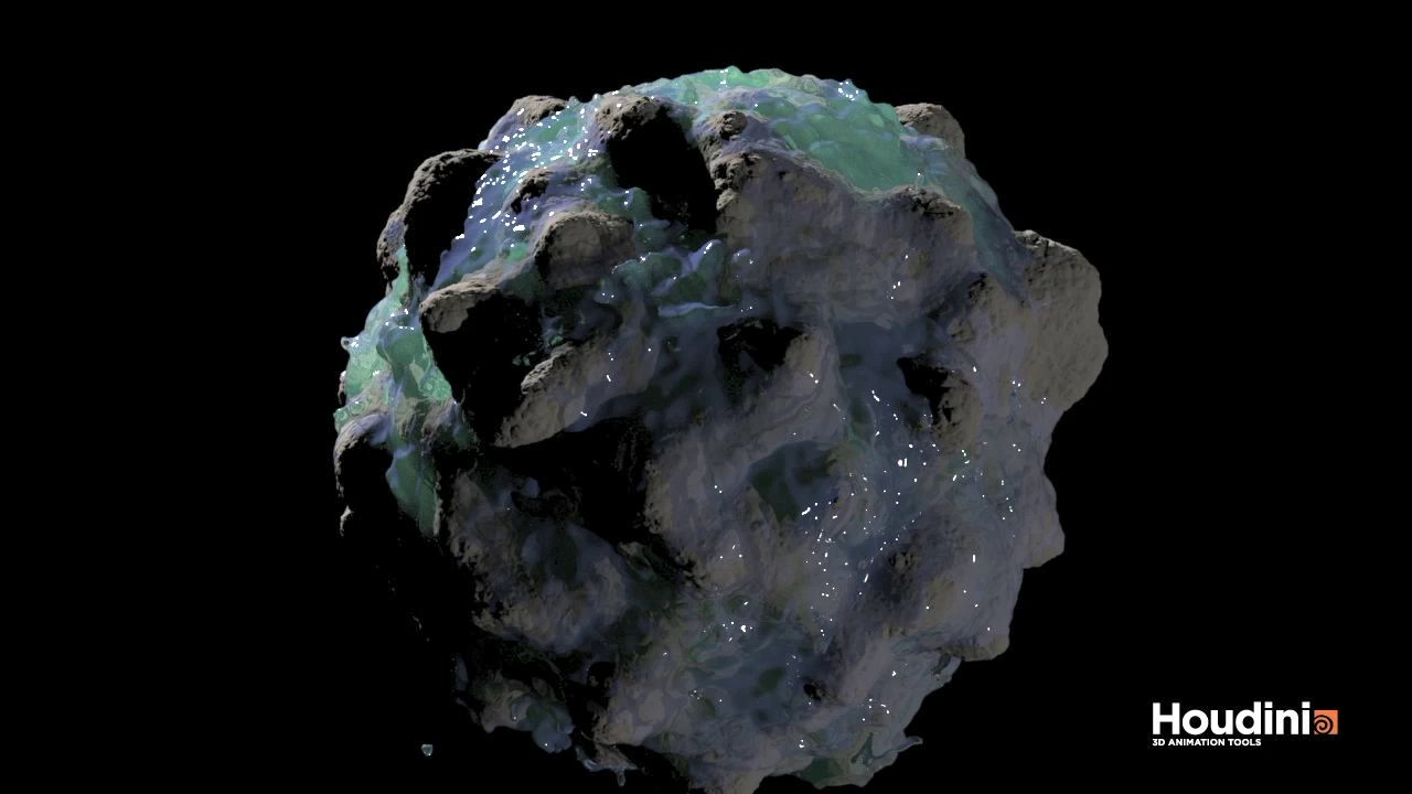 Houdini FLIP Fluid & Radial Gravity - YouTube