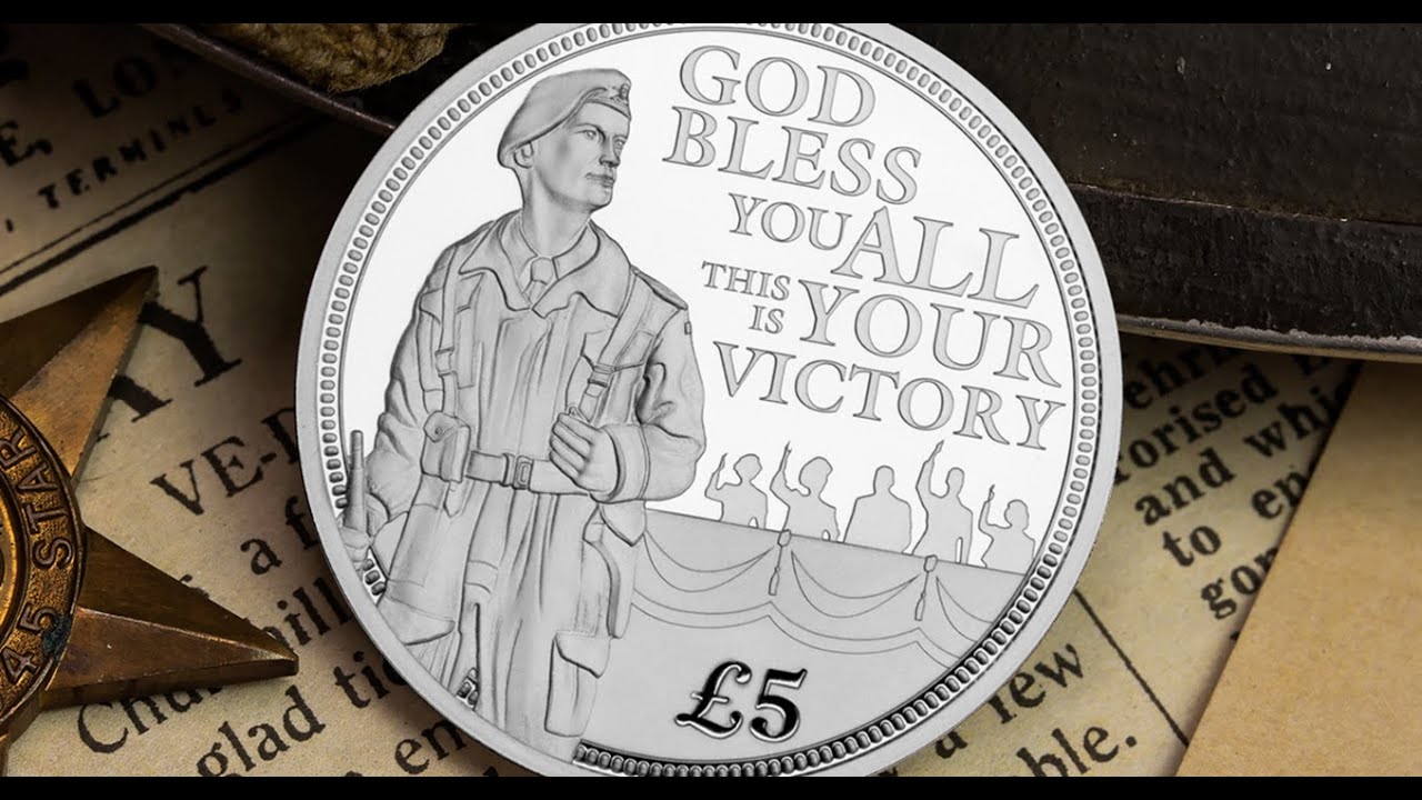 A brand new Silver Proof £5 coin has been issued to mark the 75th ...