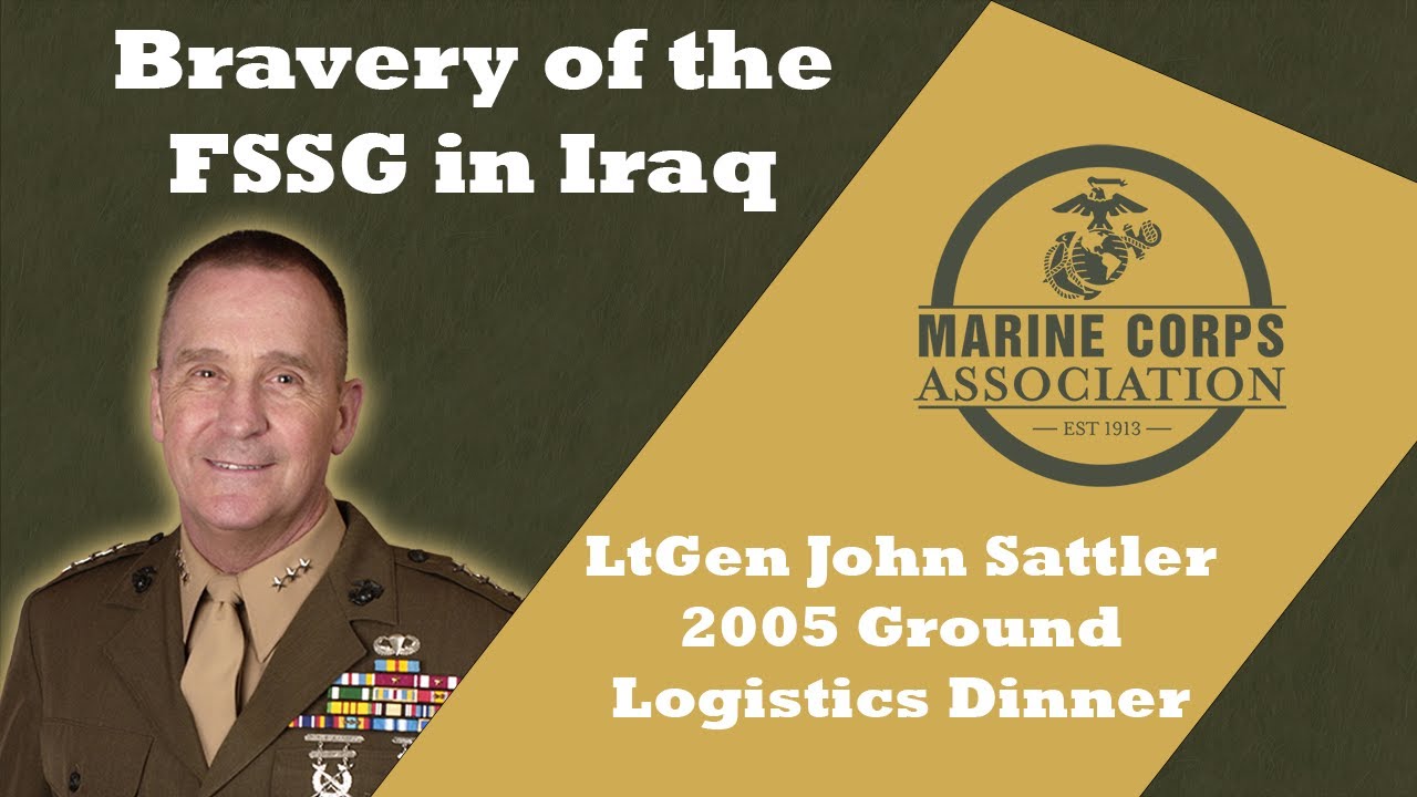 LtGen John Sattler at the Ground Logistics Awards Dinner 2005 - FSSG ...