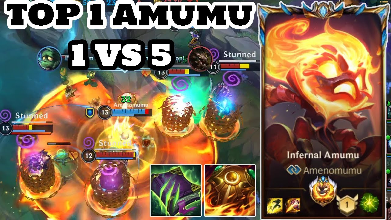 Wild Rift Amumu - Top 1 Amumu Gameplay Rank Challenger - YouTube