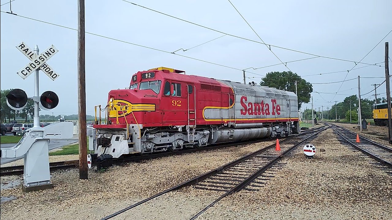 Santa Fe FP45 92 at the Illinois Railway Museum on August 10, 2025 ...