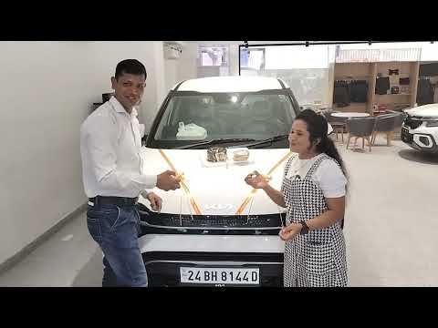 Kia Carens Delivery Cake Ceremony at Frontier Kia Delhi .