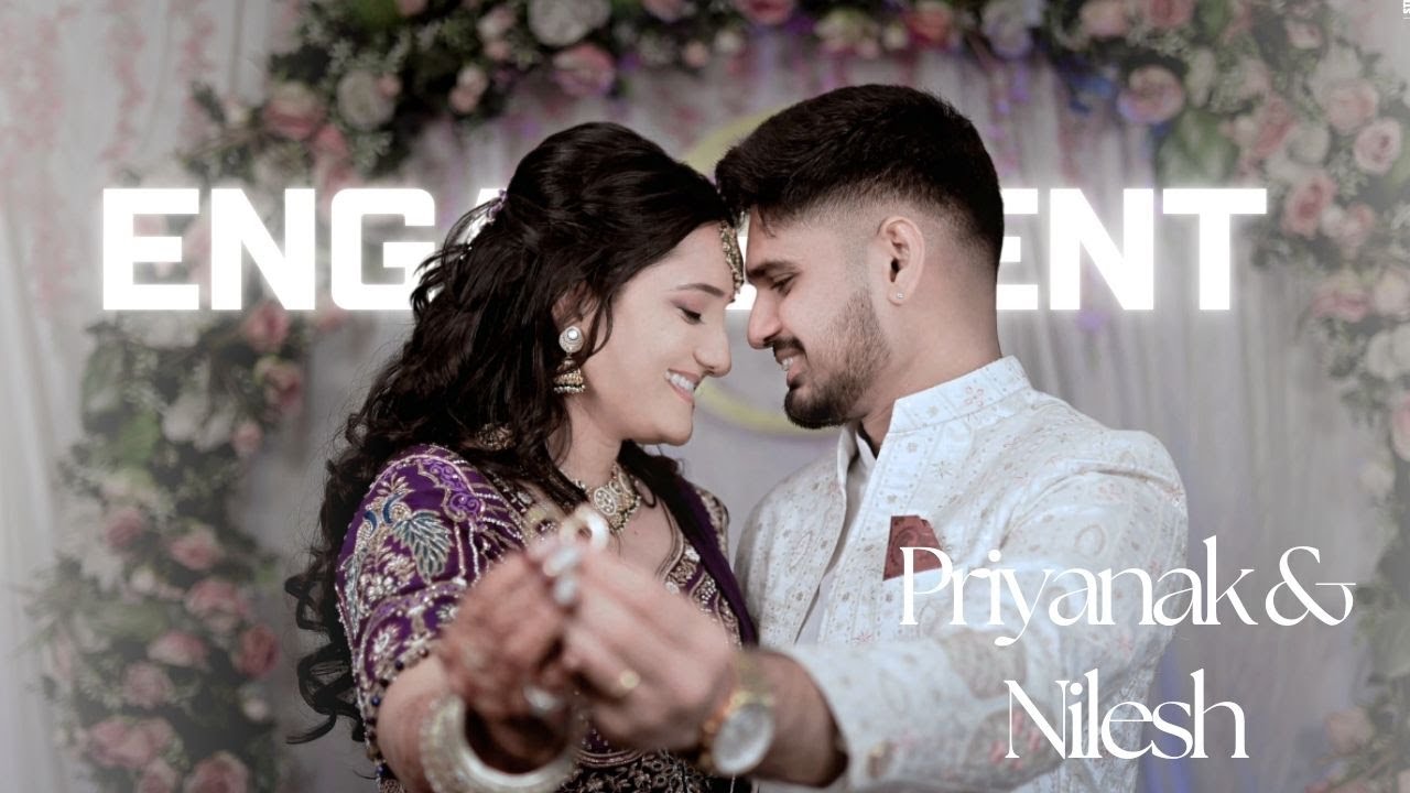 Priyanka & Nilesh | Best Cinematic Highlight 2025 | Engagement | BR Studio - YouTube