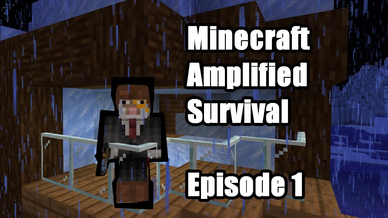 Minecraft Amplified Survival 1: The Iceberg! (amplified world type ...
