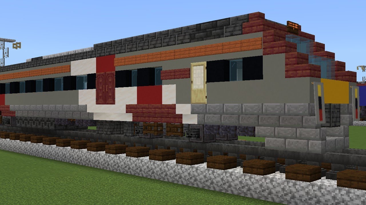 Minecraft Class 755 FLIRT Train Time Lapse Speed Build - YouTube