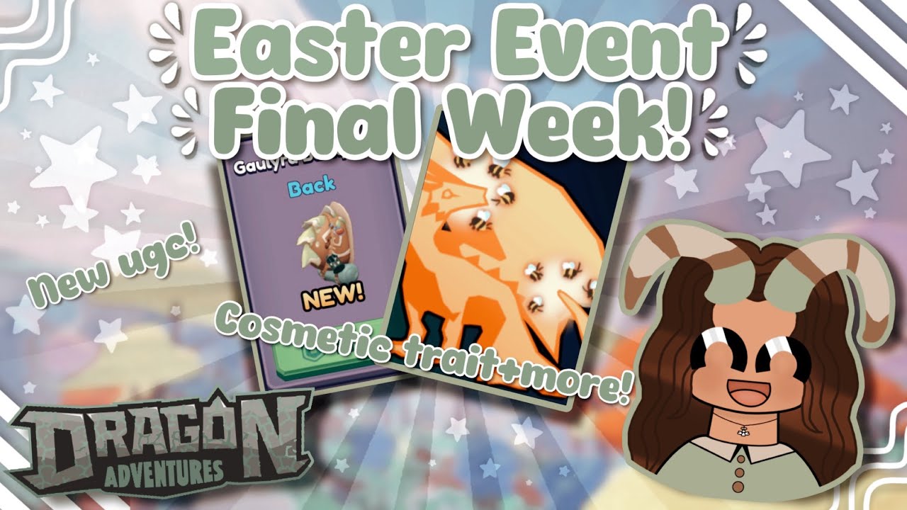 Easter Event Final Week! *ugc+more!* (Dragon Adventures,Roblox!) - YouTube