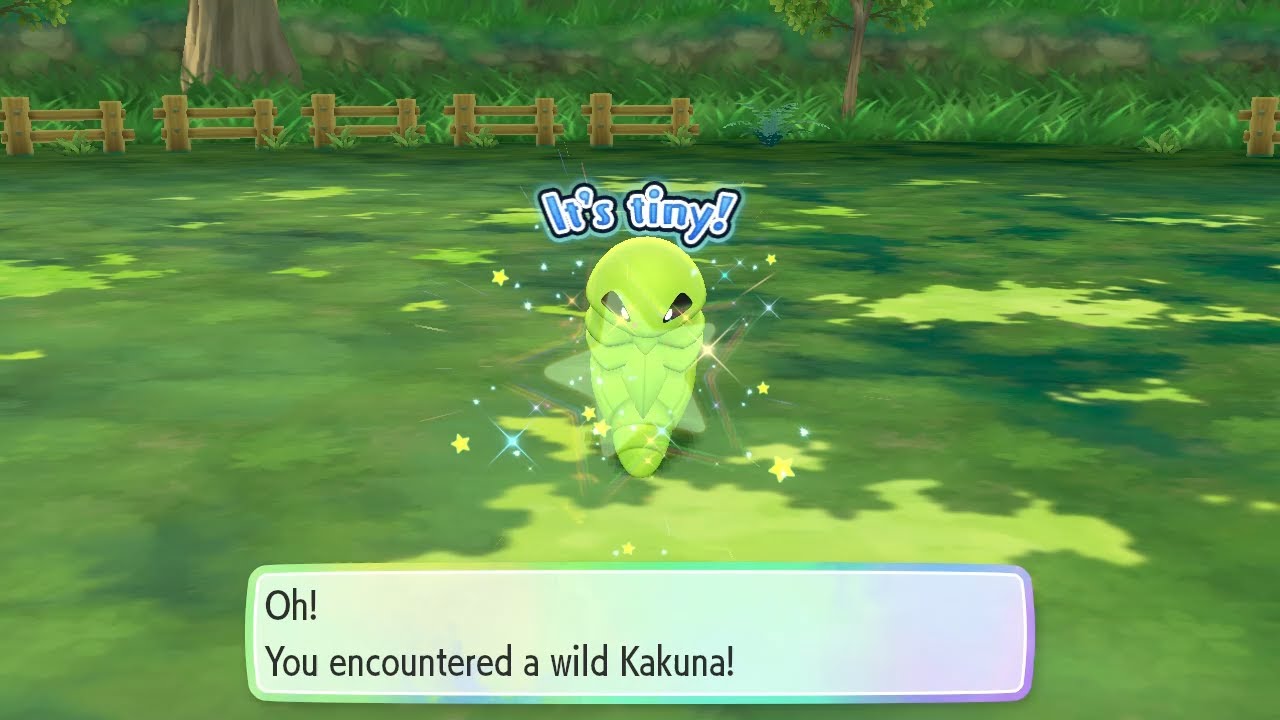 LGPE Shiny Kakuna - YouTube