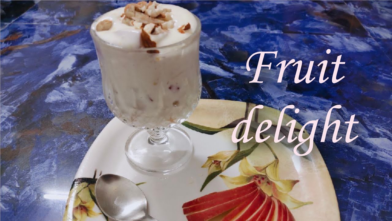 Creamy mixed fruit delight | Homemade Recipe | Mr & Mrs Jha Vlog and ...