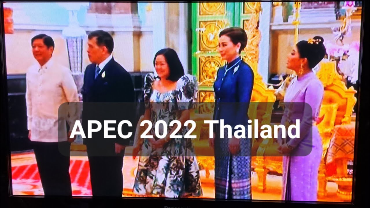 Philippines PBBM and First Lady at the APEC 2022, held in Bangkok ...