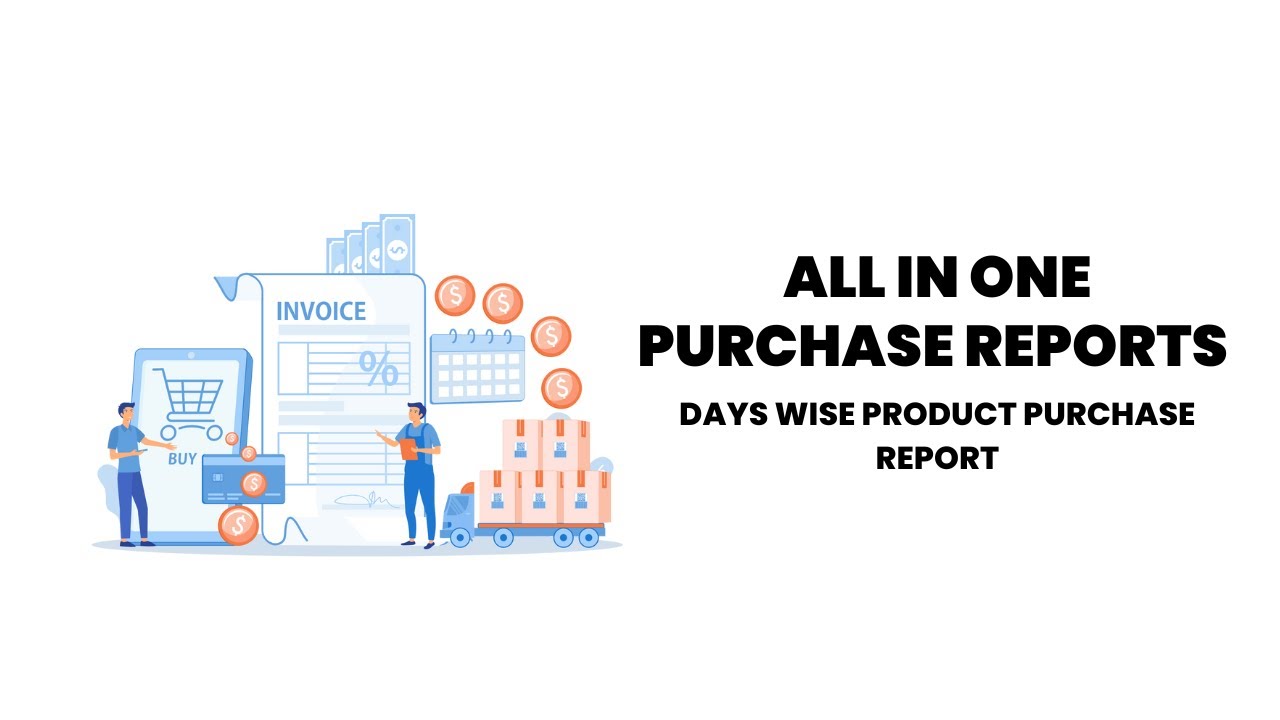 Days Wise Product Purchase Report Odoo - YouTube