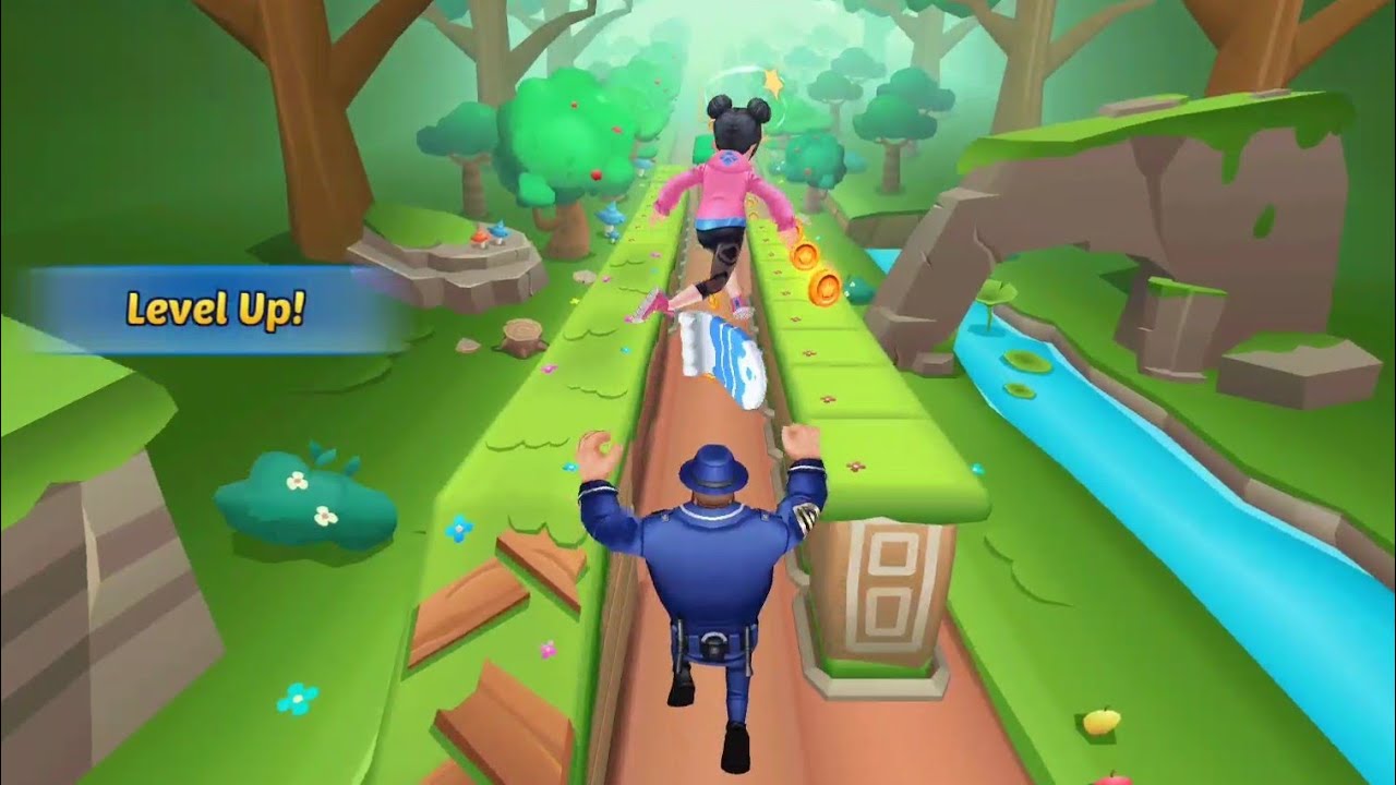 Subway Princess Runner Clown Blue Sea Board Run Daily High Score Rub ...