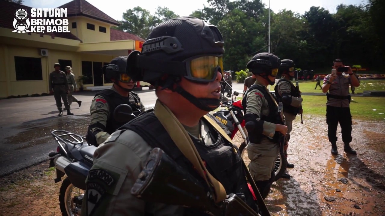 LATIHAN PENINGKATAN KEMAMPUAN PHH SATUAN BRIMOB KEP. BABEL 2018 - YouTube