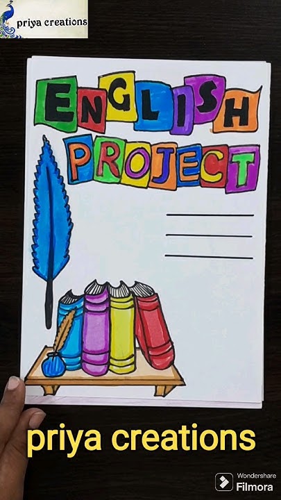 english cover page design | assignment front page design | english ...