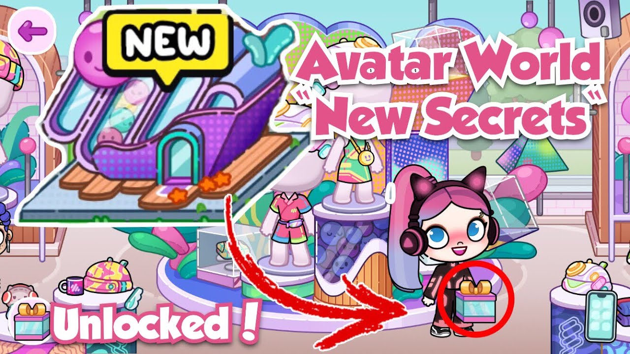 Part 1 AVATAR WORLD NEW SECRETS HACKS UPDATE - YouTube