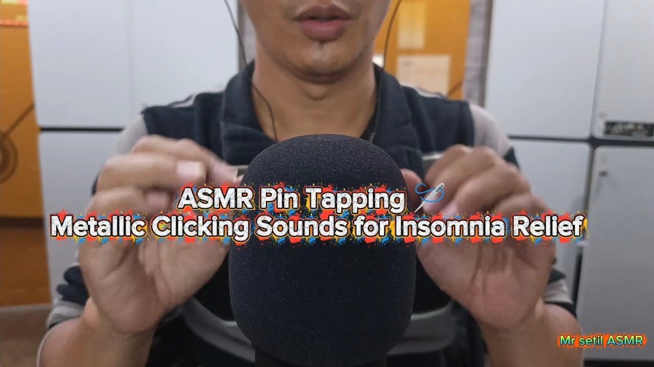 ASMR Pin Tapping 🪡 Metallic Clicking Sounds for Insomnia Relief - YouTube
