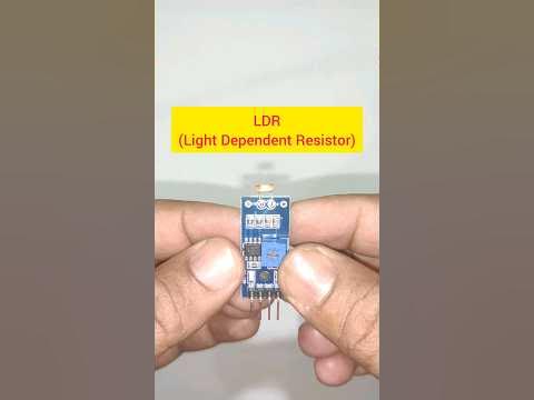 LDR(Light Dependent Resistor) project | school science project | sensor ...