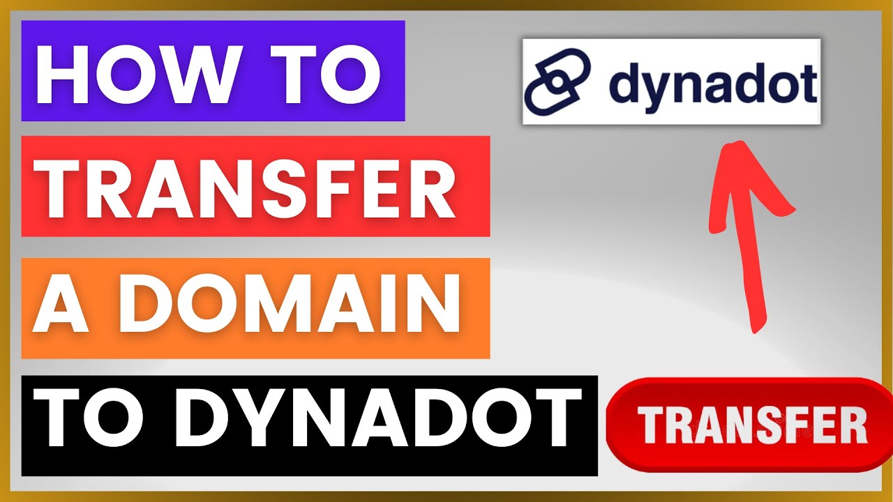How To Transfer A Domain To Dynadot? [in 2024] - YouTube