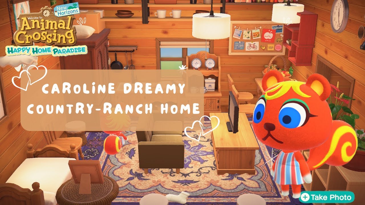 Caroline Dreamy Country-Ranch Home | Animal Crossing New Horizons ...
