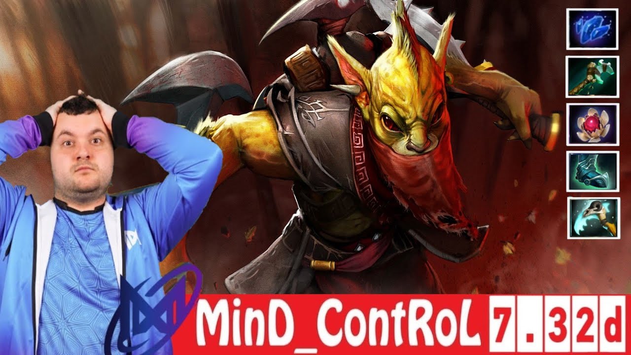 [DOTA 2] NGX.MinD_ContRoL the BOUNTY HUNTER [OFFLANE] [7.32d] - YouTube