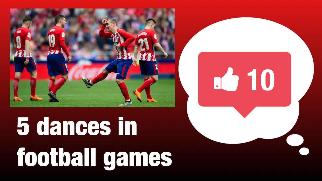 5 dances in football games - YouTube