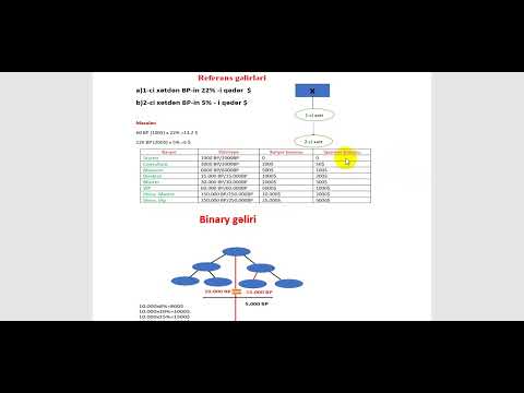 Shessuccess global şirkətinin  qazanc planı 3 ci hissə (kariyer bonusu)