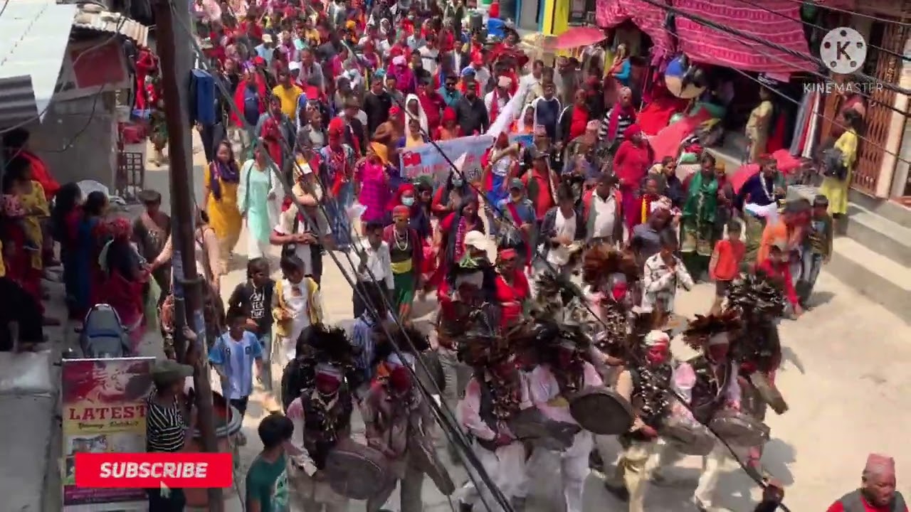 बुर्तिबाङमा यमालेद्धारा झाक्री र बाजागाजा सहित बृहत विजय जुलुस|| यसरी ...