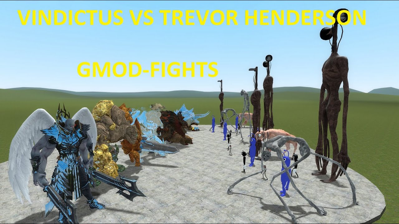 GMOD-FIGHTS: TREVOR HENDERSON VS VINDICTUS NPC'S - YouTube