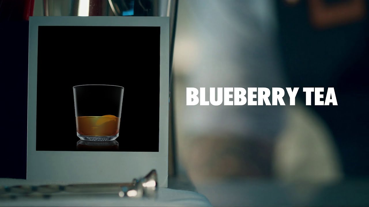 BLUEBERRY TEA DRINK RECIPE - HOW TO MIX - YouTube