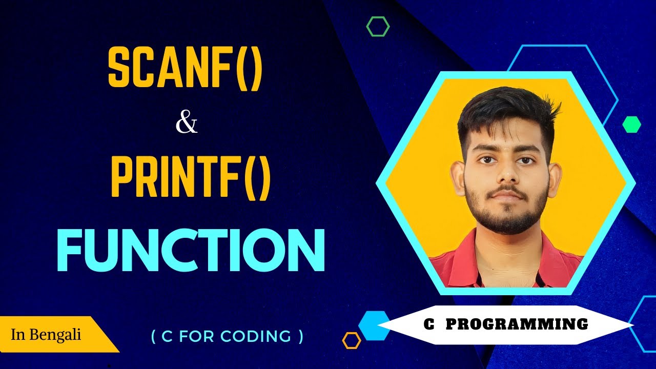 Scanf And Printf Function In C Programming Conversion Specifications D F In Bengali