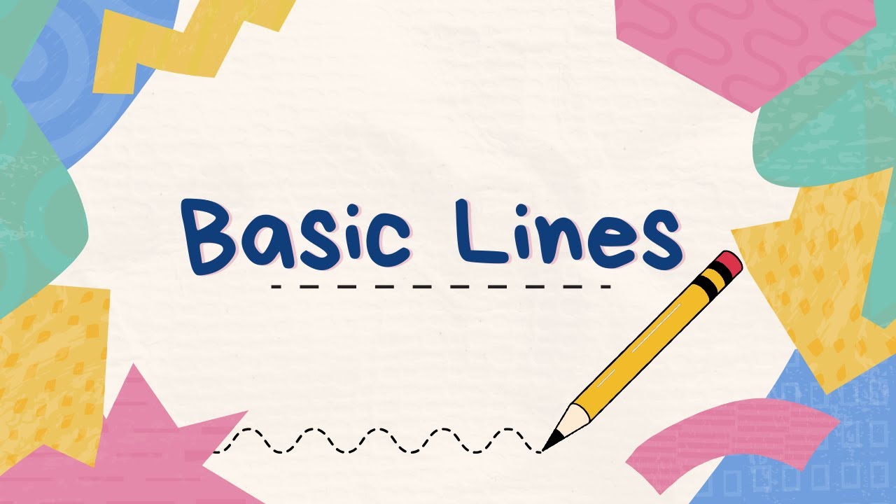 Let’s Draw Basic Lines! A Fun Lesson for Kids! |Learning Basic Lines ...