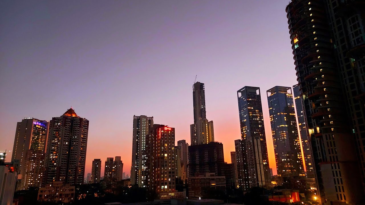 YES This is India 🇮🇳 | Lower Parel skyline | Mumbai skyline | Worli ...