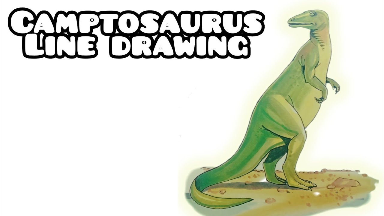 camptosaurus from I can draw series by Terry Longhurst - YouTube