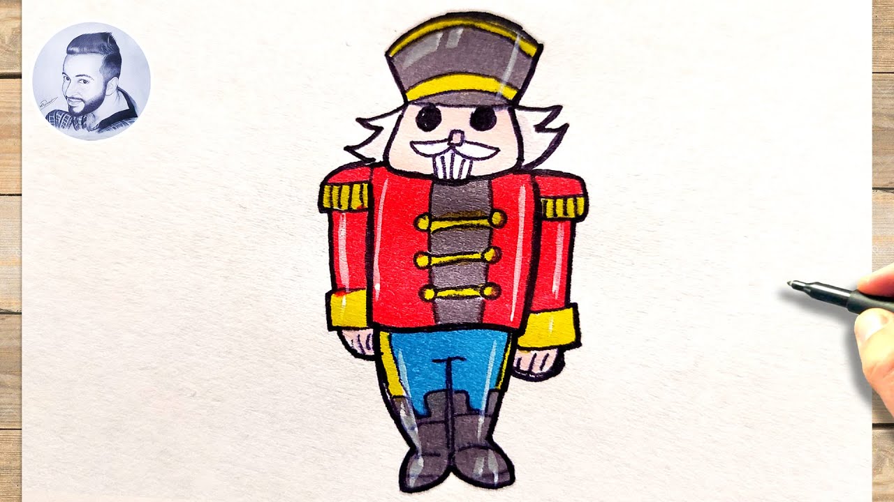 Comment dessiner un casse noisette a dessiner facile - YouTube