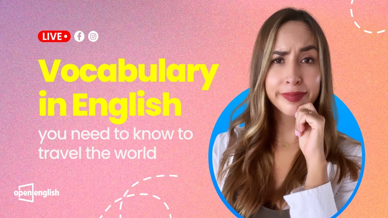 Travel vocabulary - Open English Live Classes - YouTube
