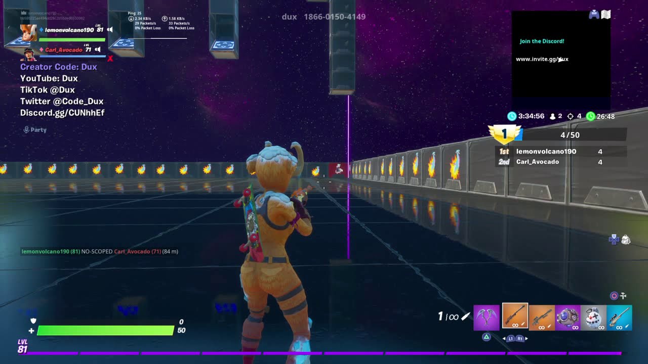 Fortnite DUX one-shot - YouTube