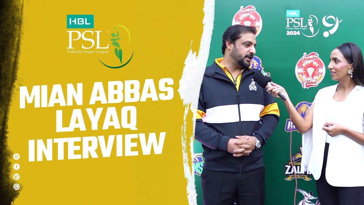 COO of Peshawar Zalmi, Mian Abbas Layaq Interview - YouTube
