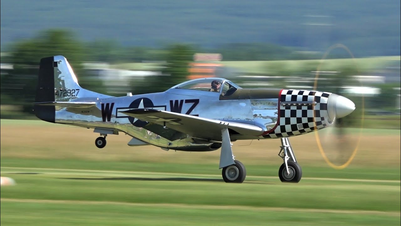 P-51D "Frances Dell" Low & Loud, Gunport Whistle - YouTube