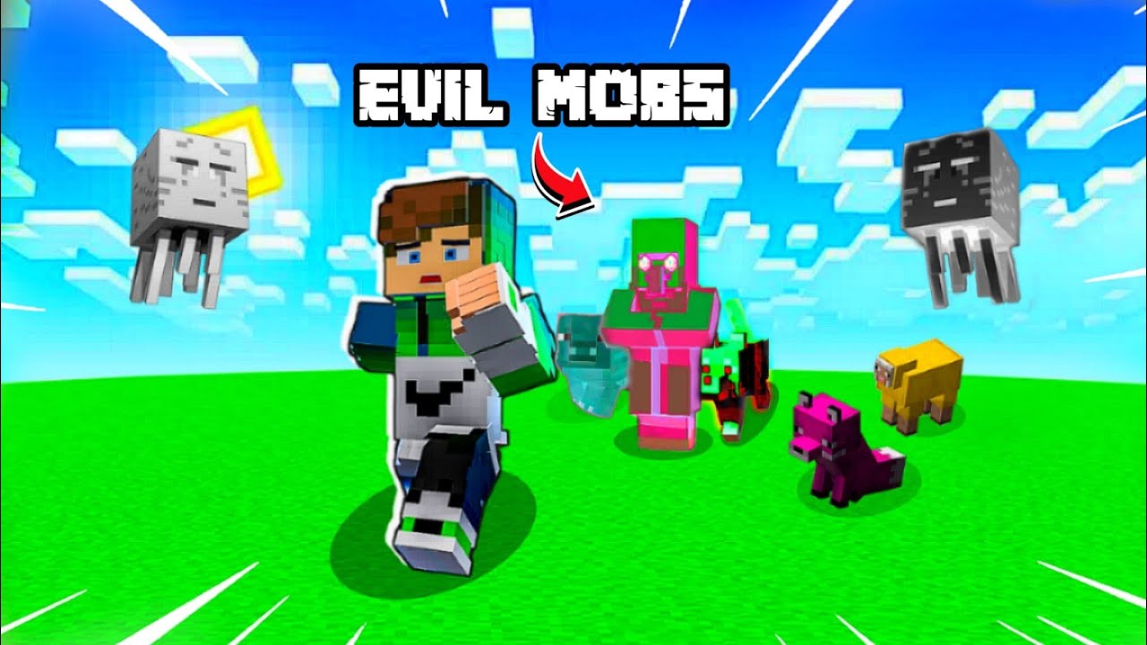 Evil mobs attack on me || #mission finding village || Minecraft evil ...